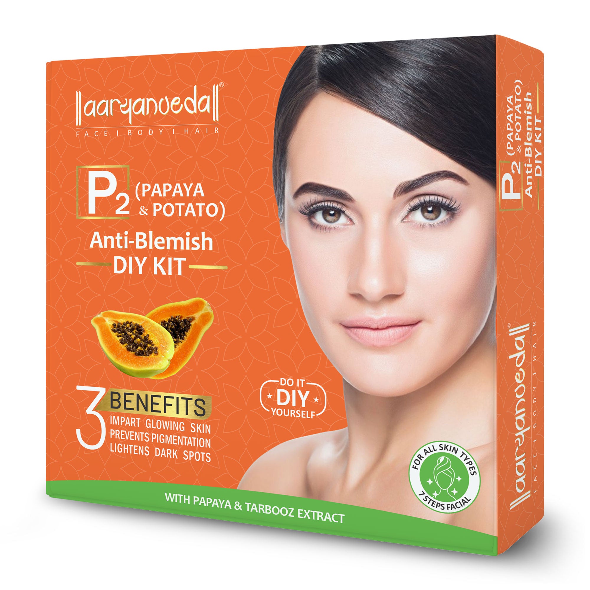 P2 Papaya & Potato Anti- Blemish DIY Kit – Aaryanveda